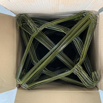 China Production Time 2 Weeks Metal Clothes Hanger Slim Non Slip Wire Hangers Perfect for Boutique Garment Racks and Showrooms for sale