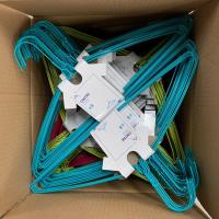 China Container Loading 2500 Boxes Wire Suit Hanger Organizing Clothes White Blue Yellow Or Customized Space Saving Closet Organizer for sale