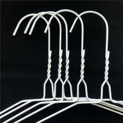 China Dry cleaner 1.9mm Laundry Wire Hanger Customized Color Electrostatic Spraying for sale