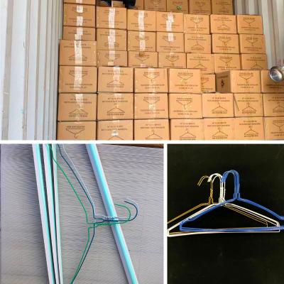 China Effortlessly Organize Your Clothes with Sturdy And Durable Steel Coat Hangers 20.5cm Height for sale