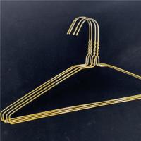 China Lightweight Wire Dry Cleaning Hangers Powder Coated Surface For Laundry Store for sale