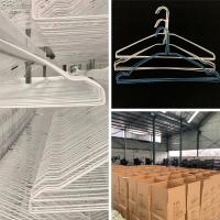 China Powder Coating Wire Pants Hangers , Laundry Stainless Steel Laundry Hanger for sale