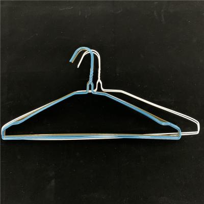 China Diameter 1.9mm Laundry Drying Hanger , 16 Inch White / Black Wire Coat Hangers for sale
