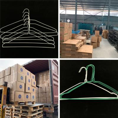 China 16 Inch 13.5 Gauge Wire Suit Hanger Metal Material Environmental Friendly for sale