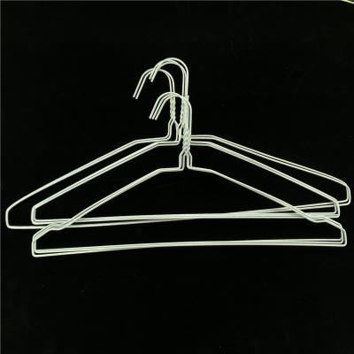 China Heavier Clothing Clothes Wire Hanger , 20.5cm Height Metal Shirt Dryer Hanger for sale