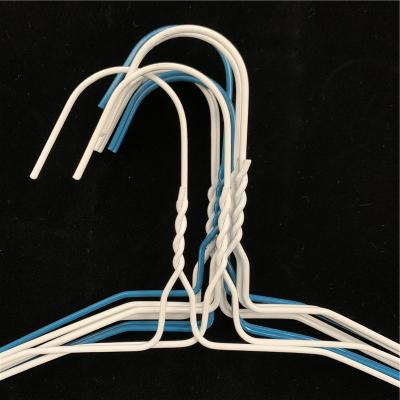 China Powder Coated Surface Dry Cleaner Hanger Steel Material Environmental Friendly for sale