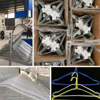 China Rust Resistant Steel Wire Hangers Pack 15 Strong Steel Wire Hangers Ideal for Clothing Retail and Warehouse Organization for sale