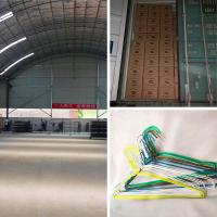 China 2.5mm Hanger Diameter White Wire Hangers for Organizing Your Wardrobe for sale