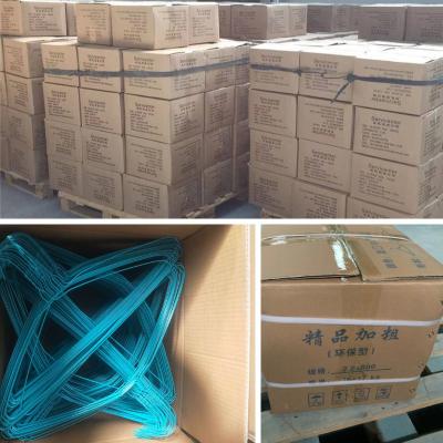 China 16 Inch 1.9mm Wire Coat Hangers , Powder Coated Dry Cleaner Pants Hangers for sale