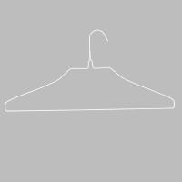 China Ultra Thin Space Saving Heavy Duty Q195 Laundry Wire Hanger for sale