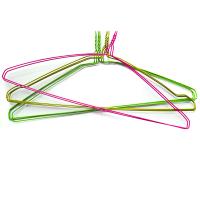 China Durable 16 Inch 1.9mm Galvanized Wire Hangers For Dry Cleaner Silver Color for sale