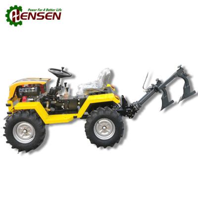 China 12HP 4WD Double Plow Compact Utility Tractor Diesel Engine for Small Farm for sale