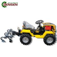 China 5 Tine Hoe Mini Tractor Multifunctional Blue Yellow Customized Color for sale
