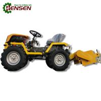 China Full-time  tractor 4WD diesel  mini tractor with weed shredder for sale