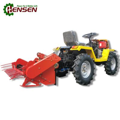 China 4WD Convertible Diesel Lawn Tractor 12hp with Potato Harvester CE Certified for sale