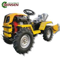China Full-time  tractor 4WD diesel  mini tractor with weed shredder for sale
