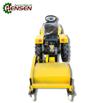 China 4WD Synchro Transmission Tractor 18hp Gasoline Mini Tractor with Weed Shredder for sale