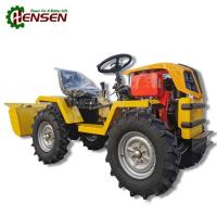 China 12hp to 18hp 4x4 Mini Farm Tractor with Back Rotary Tiller for Small Farms for sale