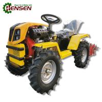 China 12hp Diesel 4WD Mini Tractor with Snowplow CE Certified Agricultural Multifunctional Tractor for sale