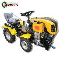 China 12HP 4WD Air Cooled Diesel Mini Tractor with Synchro Gearbox 5.5L Fuel Tank for sale