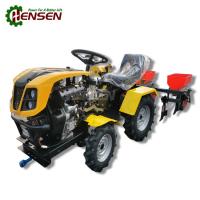 China Red Compact 4 Wheel Drive Tractors With Corn Seeder 4x4 Mini Tractor for sale