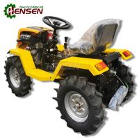 China 4WD Gasoline Mini Tractor 18hp with Weed Shredder for Farm Orchard Grassland for sale