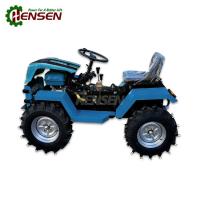 China Blue 4x4 Mini Tractor 18hp Gasoline Multifunctional Autonomous Tractor with CE for sale