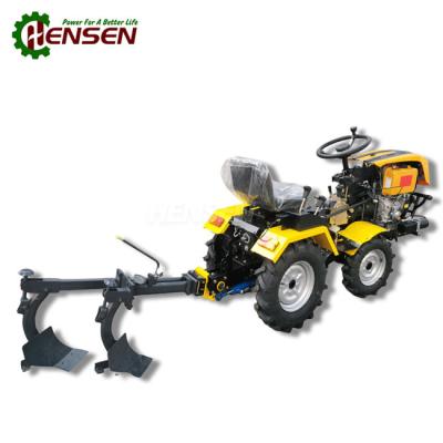 China Multifunctional Tractor Mini 4WD Tractor With 2 Tined Plow CE Certification for sale