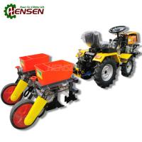 China Red Compact 4 Wheel Drive Tractors With Corn Seeder 4x4 Mini Tractor for sale