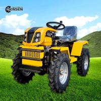 China Gasoline Multi-Purpose Mini Tractor 4WD 18HP 2-Tine Plow CE Certified for sale