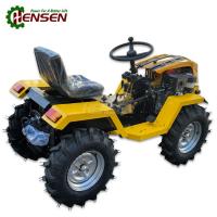 China Gasoline Multi Purpose Mini Tractor 4WD 5 Tine Hoe 4x4 Tractor for sale