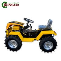 China Gasoline Multipurpose Mini Tractor 4WD Tractor With Soil Leveler for sale
