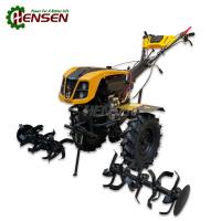 China Yellow Agricultural Power Tiller 10 Hp Diesel Cultivator 800mm Tilling Width OEM Design for sale