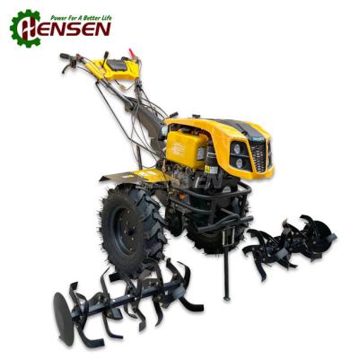China Yellow Agricultural Power Tiller 10 Hp Diesel Cultivator 800mm Tilling Width OEM Design for sale