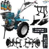 China 7HP Gasoline Rotary Tiller 800-1000mm Tilling Width Mini Power Tiller for Agriculture for sale