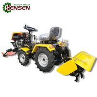 China 4WD Synchro Diesel Mini Tractor 18 HP 4 Wheel Drive Farm Tractor 5.5L Fuel Tank for sale