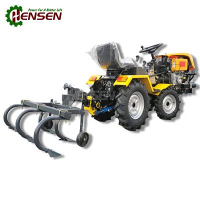 China 18HP Multi Purpose Mini Tractor 5 Tine Hoe 4WD Tractor CE Certification for sale