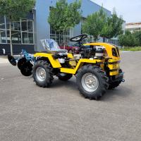 China 18HP Gasoline Mini Tractor 4WD with Disc Plow for Efficient Tillage for sale