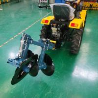 China 12HP-18HP 4WD Mini Farm Tractor with Disc Plow Gasoline Engine 6L Tank for sale
