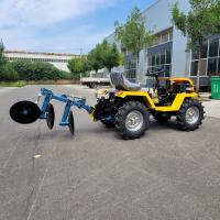 China 18HP Gasoline Mini Tractor 4WD with Disc Plow for Efficient Tillage for sale