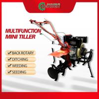 China Diesel Mini Power Tiller 7hp Farmland Tiller 800mm Tilling Width for sale