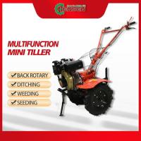 China 7HP Gasoline Small Tiller Machine 800mm Tilling Width Garden Cultivator for sale