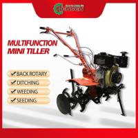 China Diesel Mini Power Tiller 7hp Farmland Tiller 800mm Tilling Width for sale
