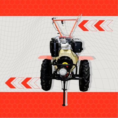 China Diesel Mini Power Tiller 7hp Farmland Tiller 800mm Tilling Width for sale