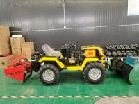 China 18HP Diesel 4WD Compact Tractor with Bulldozer 4F+2R Speeds for sale