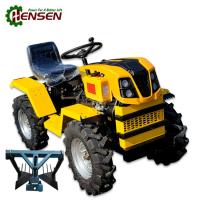 China 4 Cylinders 18HP Compact 4WD Tractor with Big Potato Digger 4F+2R for sale