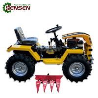 China 4WD 18hp Gasoline Mini Tractor with Mower for Small Farmland for sale