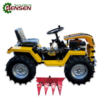China 4WD 18hp Gasoline Mini Tractor with Mower for Small Farmland for sale