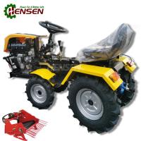 China 4WD Convertible Diesel Lawn Tractor 12hp with Potato Harvester CE Certified for sale