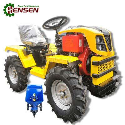 China Convertible 4WD Diesel Mini Tractor 12hp with Potato Seeder CE Certified for sale
